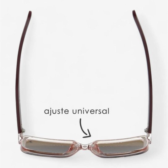 Óculos de Sol Polo London Club Oversized UV400 Kit c/ Case - Rosê ...