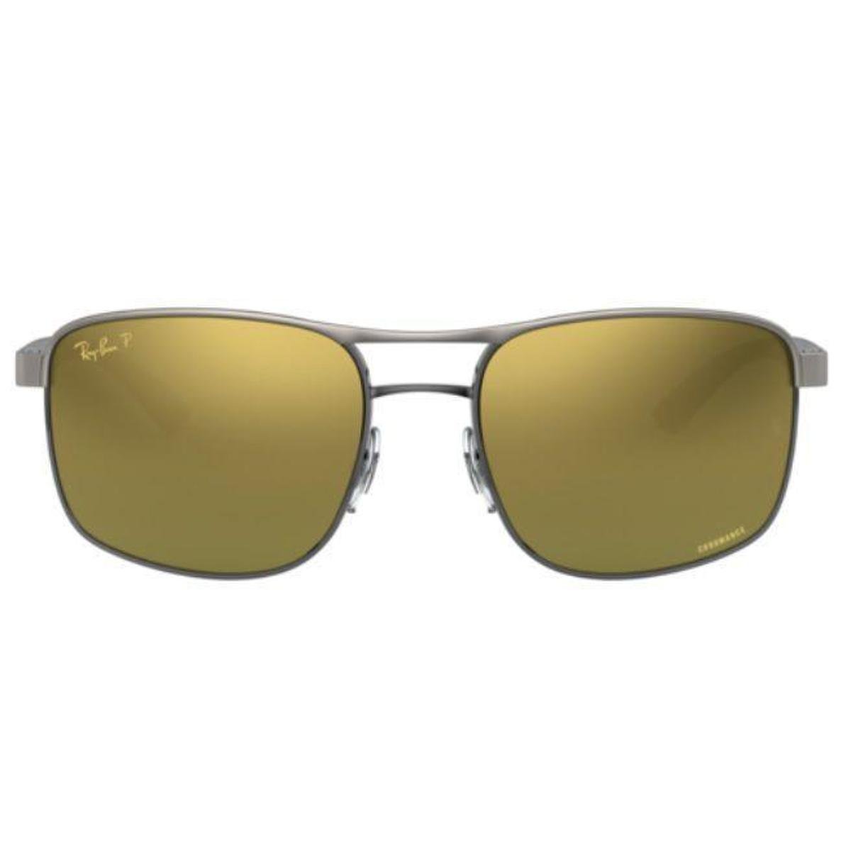 Óculos Solar Ray Ban Rb3660ch 90756o 58 Lente Verde Degrade Dourado ...