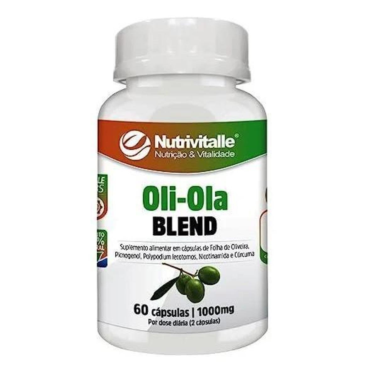 Oli Ola Blend 1000mg 60 Cápsulas Nutrivitalle - Branco | Netshoes