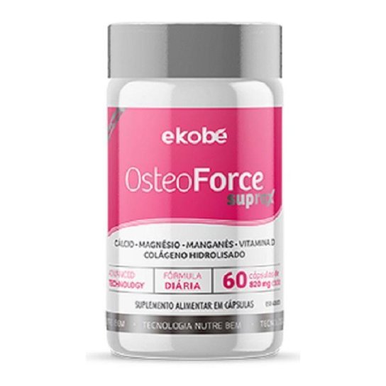 OsteoForce suprax 820mg 60 cápsulas Ekobé | Netshoes