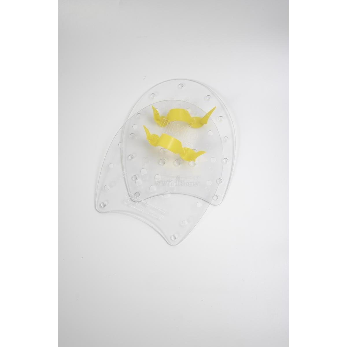 Palmar Natação Nixie Swim Transparente - - Amarelo | Netshoes
