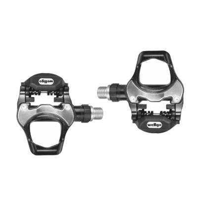 Pedal Bike Clip Speed Road Estrada Wellgo R251 C/ Tacos 9/16 - Preto | Netshoes