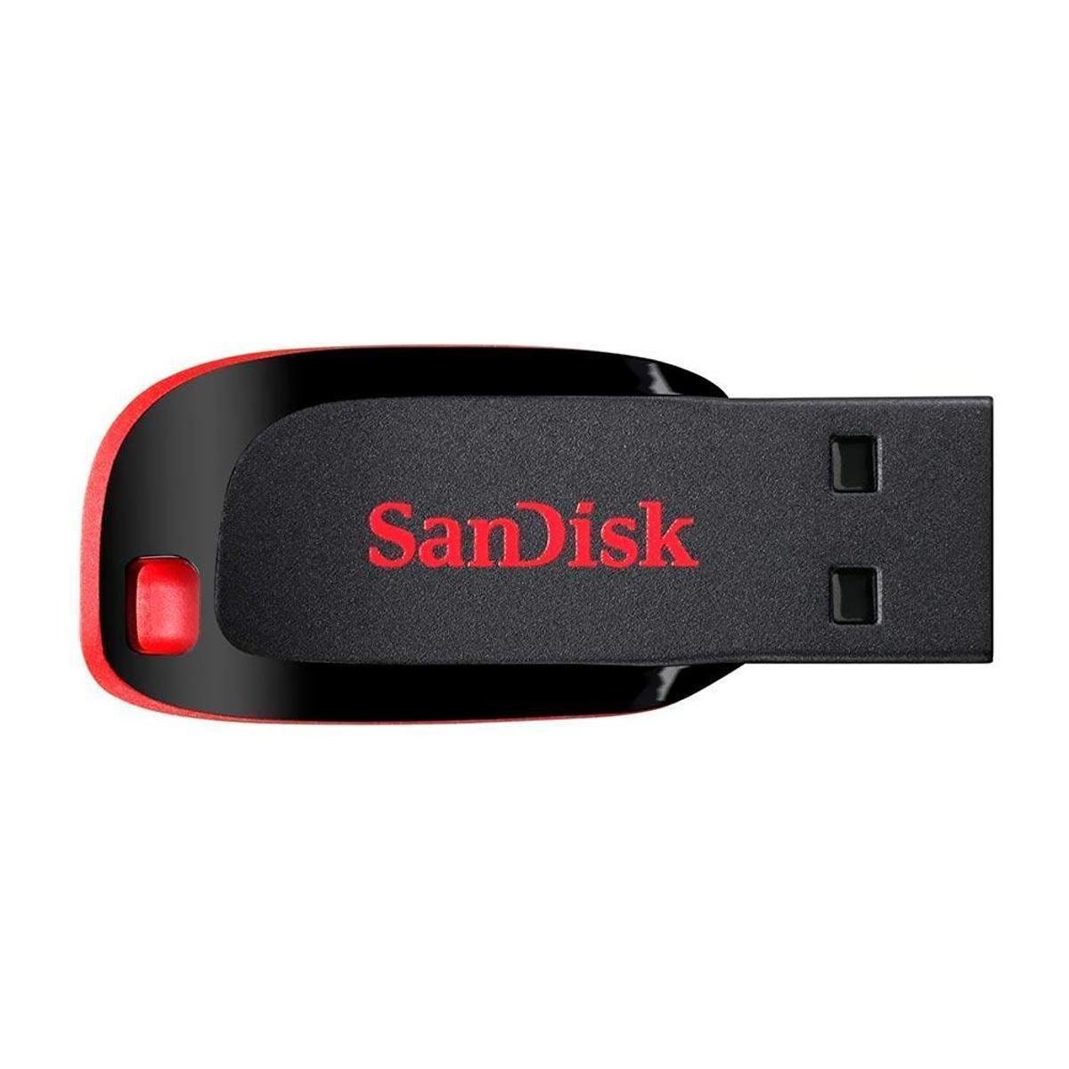 Pendrive Sandisk Cruzer Blade Z50 128GB - Preto | Netshoes