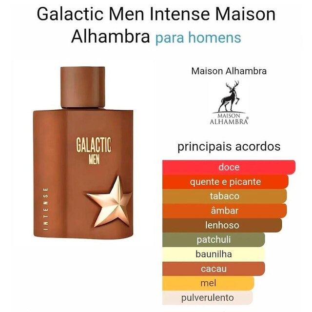 Perfume Galactic Men Intense Maison Alhambra Edp Masculino 100ml ...