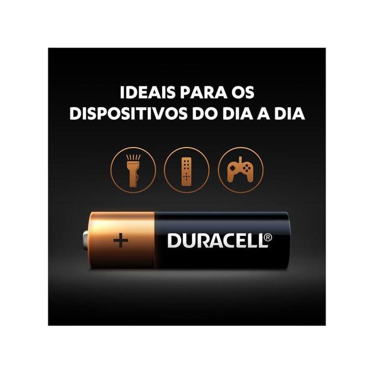 Pilha Duracell AA Pequena Alcalina 16 Unidades - Colorido | Netshoes