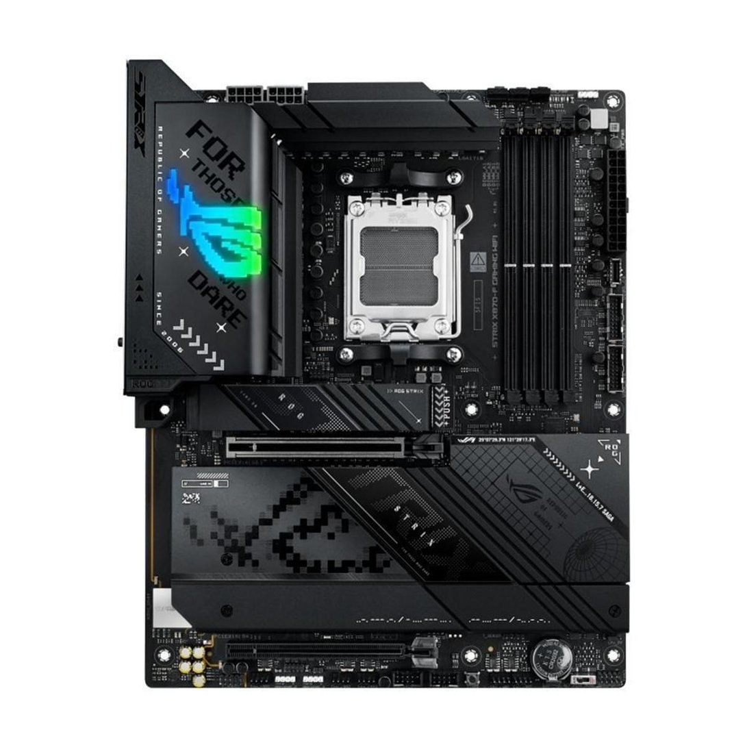 Placa Mãe Asus ROG STRIX X870-F GAMING WIFI 7, AMD AM5, DDR5, WIFI ...