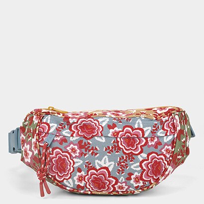 Pochete Farm Dengo Amanda Floral Feminina - Azul | Netshoes