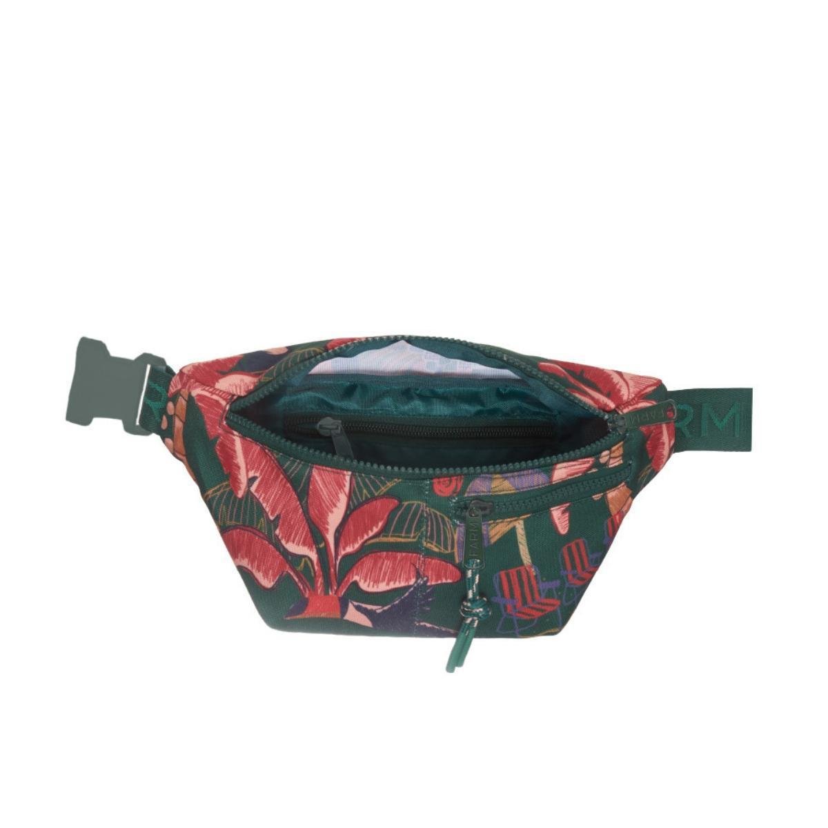 Pochete Farm Dengo Estampada Coqueiro Carioca - Verde | Netshoes