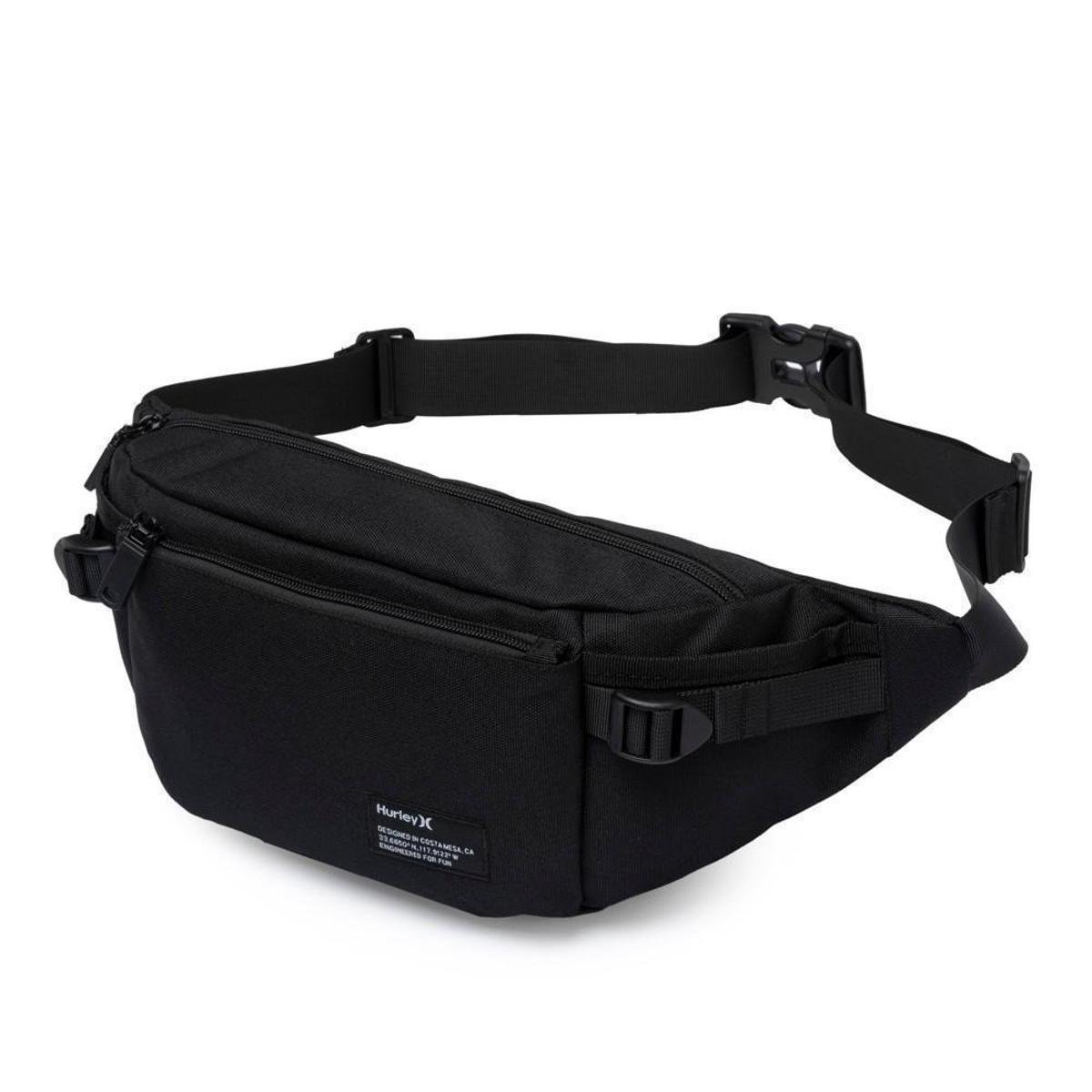 Pochete Masculina Hurley Espaçosa Shoulder Bag Reforçada Impermeável ...