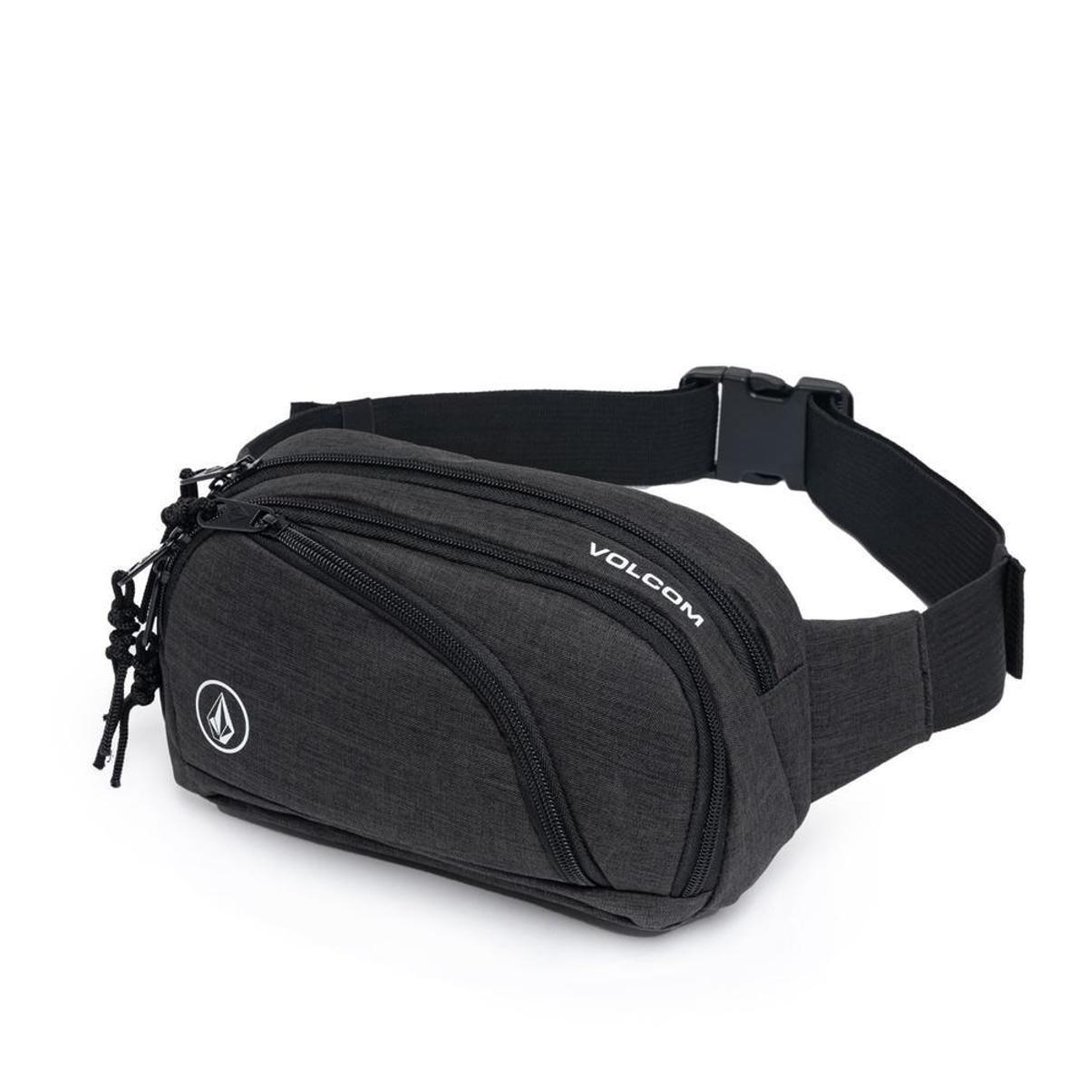 Pochete Reforçada Transversal Masculina Shoulder Bag Moderna - Preto ...