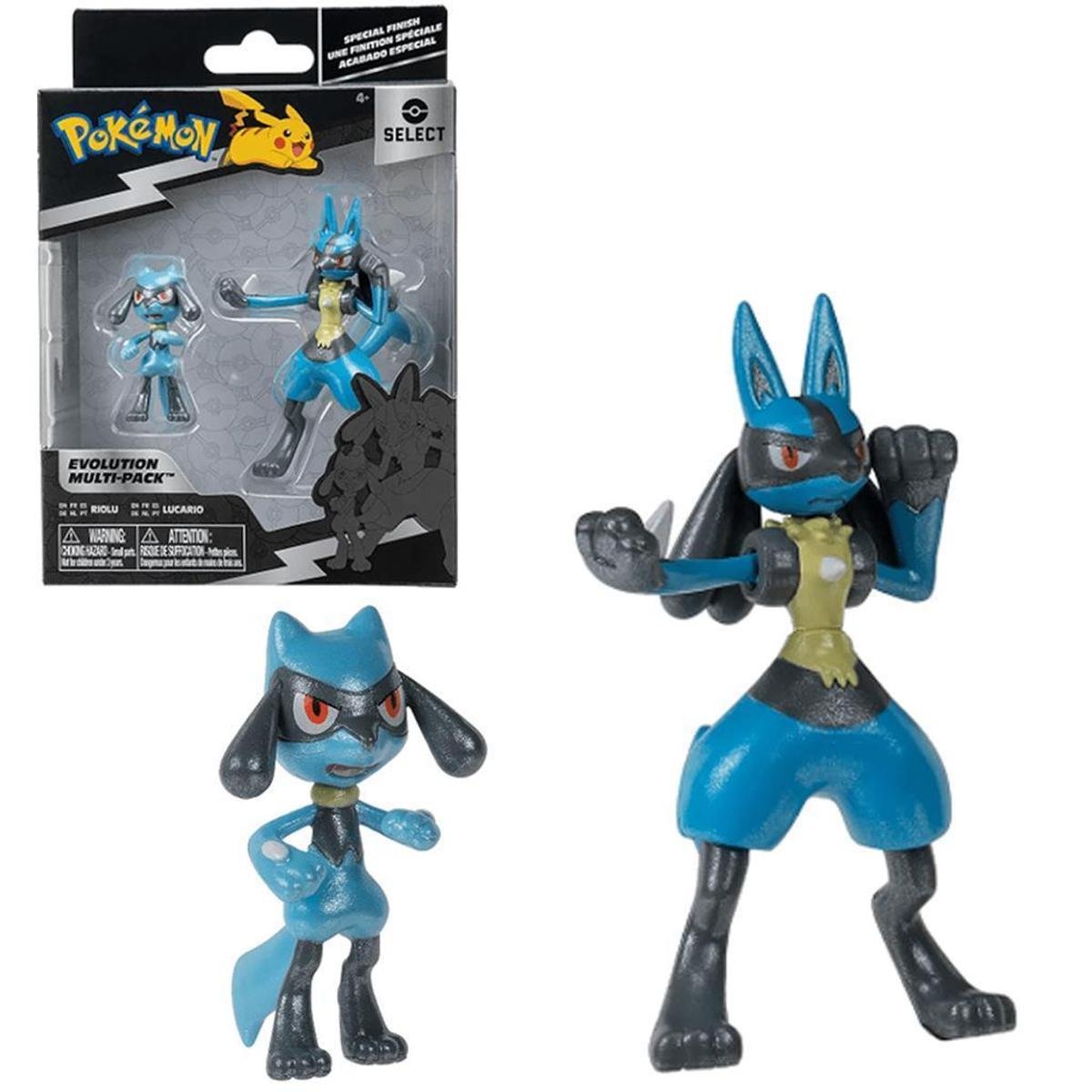 Pokémon Riolu e Lucario Multipacks de Evoluções Sunny - Azul | Netshoes