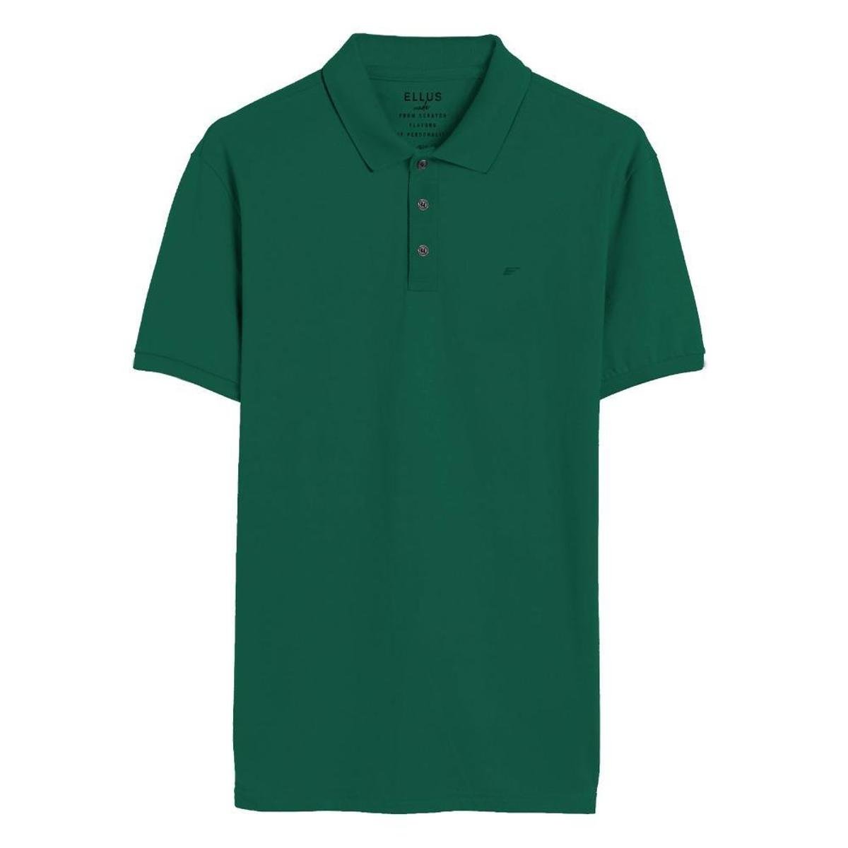 Polo Ellus Piquet e Asa Classic Masculina Verde - Verde | Netshoes