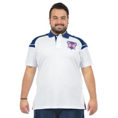 Polo rei plus size fenomenal Azul royal 50 - Branco | Netshoes