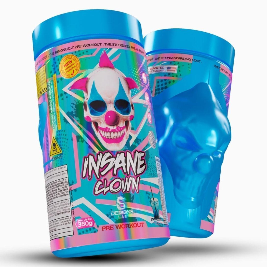 Pré Treino Insane Clown 350g Demons Lab - undefined | Netshoes