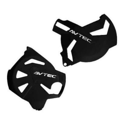 Protetor da Tampa de Motor Avtec Crf 250- Preto - Preto | Netshoes