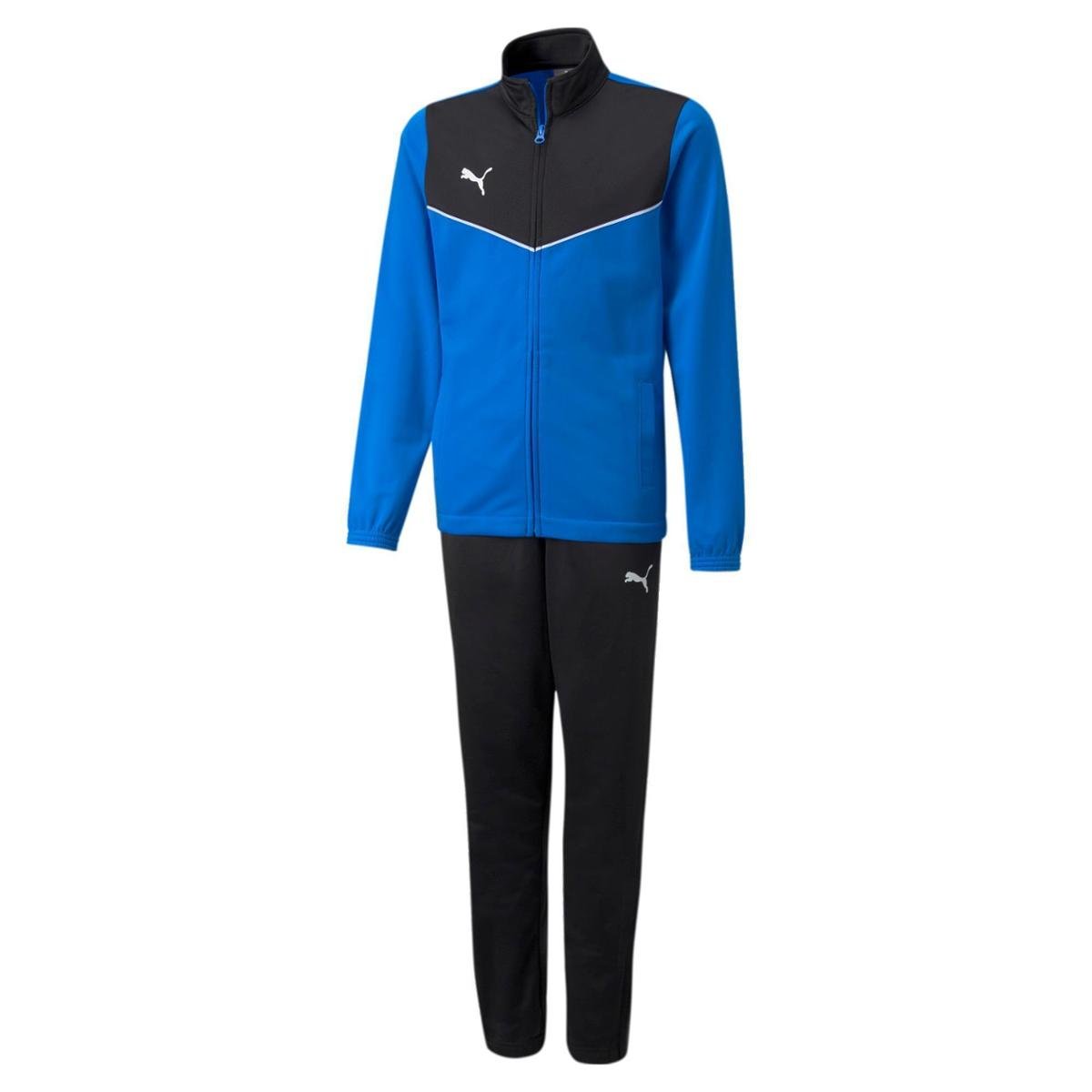 Puma Conjunto Futebol individualRISE Juvenil - Azul | Netshoes