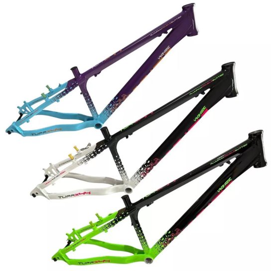Quadro Vikingx Alumínio Aro 26 Bike Freeride Dirt J. Tuff X-44 - Roxo | Netshoes