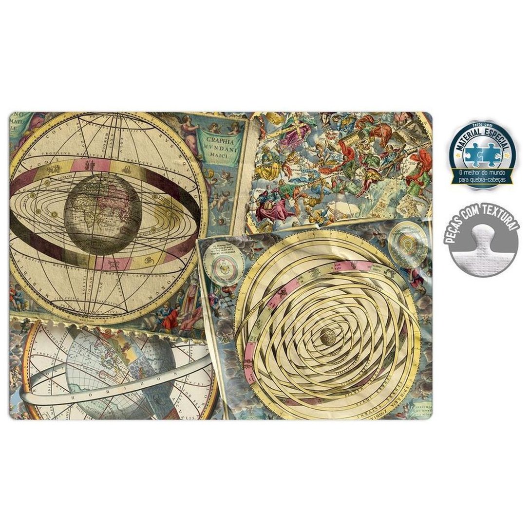 Quebra-cabeça 500 Peças Astronomia Game Office - Colorido | Netshoes