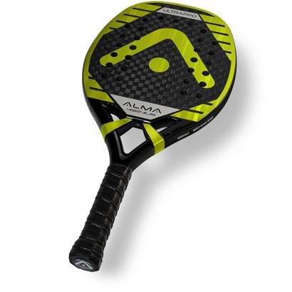 Raquete Beach Tennis Carbono 12K Ultrapro Verde Alma Genius - Verde ...