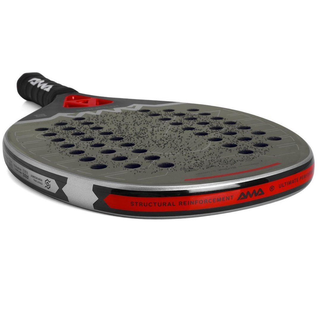 Raquete de Beach Tennis Ama Sport Kronos 2025 - Hugo Russo - Cinza ...