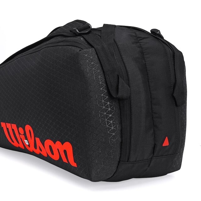 Raqueteira Wilson Clash V3 6PK Preto - Preto | Netshoes