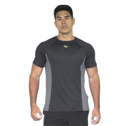 RASH GUARD EVERLAST EVER TRAINING MANGA CURTA MASC - Preto | Netshoes