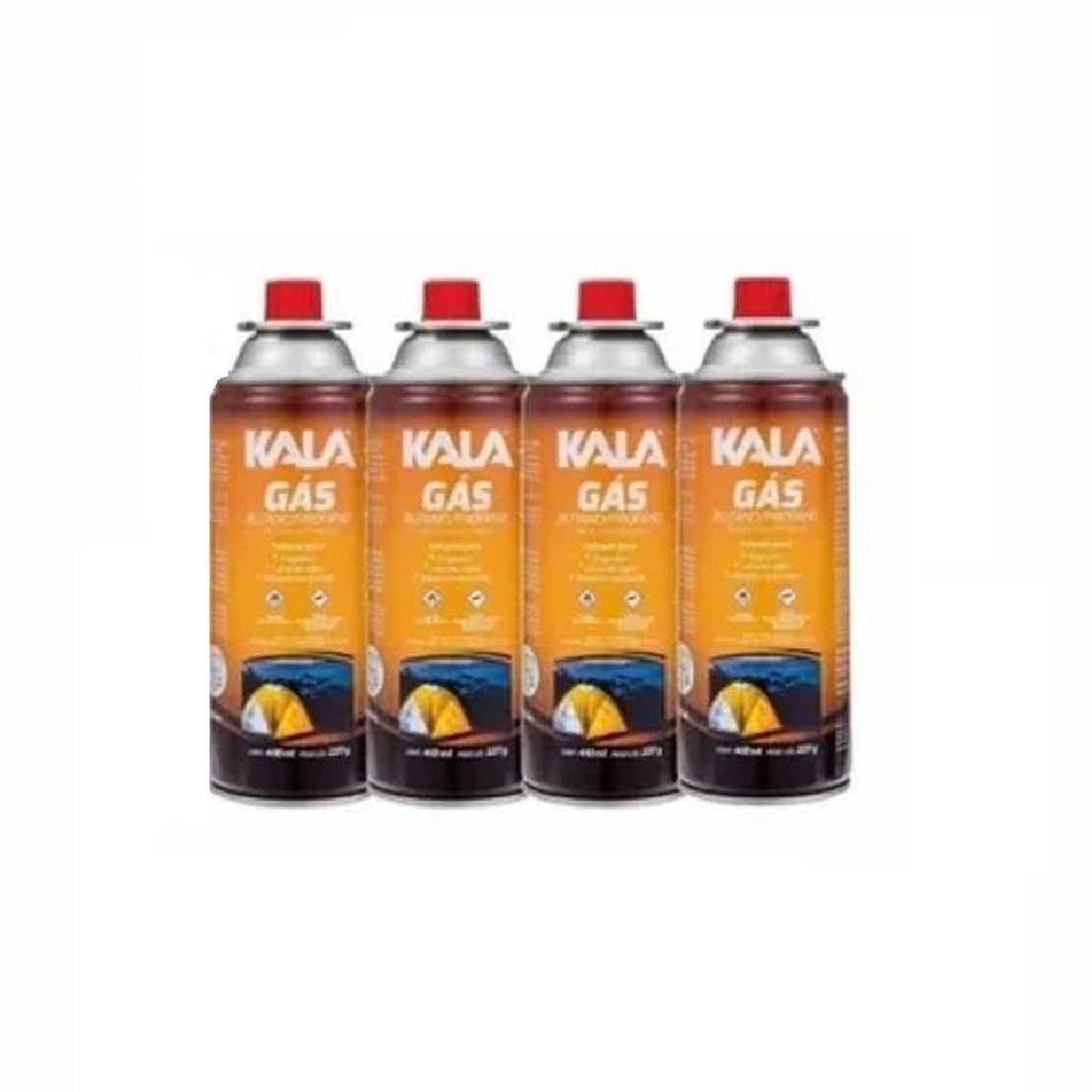 Refil Gás Kala Butano/Propano 227g Disparador Fogareiro - Laranja | Netshoes