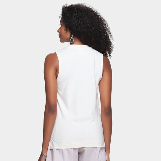 Regata Fila Basic Outline Feminina - Bege Claro | Netshoes