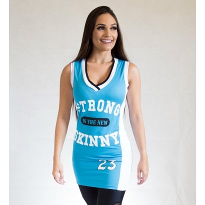 Regata Fit Training Brasil Basqueteira Strong Feminina - Azul | Netshoes