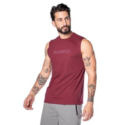 Regata Masculina Nicoboco Logo Marinho - Vinho | Netshoes