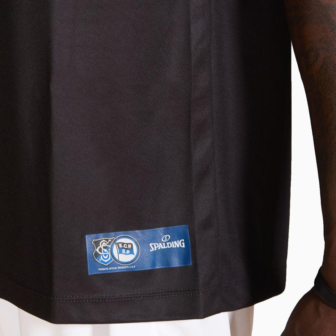 Regata Spalding Pinheiros Fan Base Game ECP Third 24/25 - Preto e Azul ...