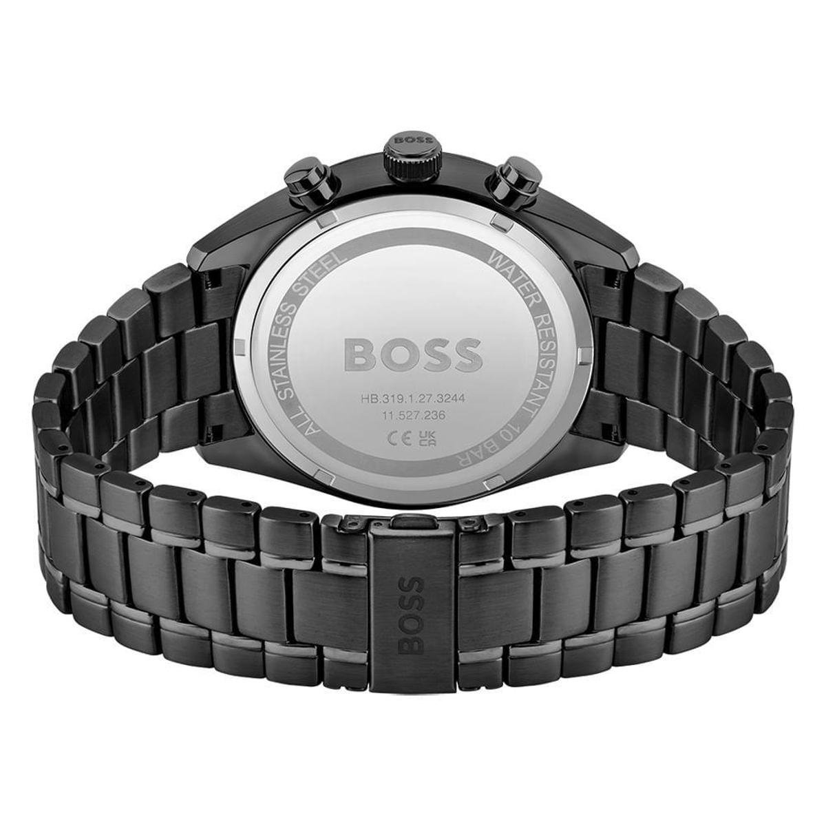 Relógio Boss Masculino Aço Preto 1513960 - Preto | Netshoes