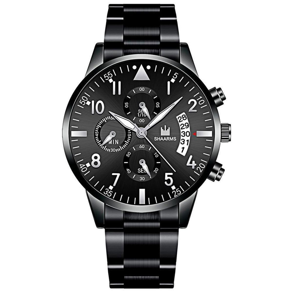 Relógio Brasília Masculino Elegante Original Automático - Preto | Netshoes
