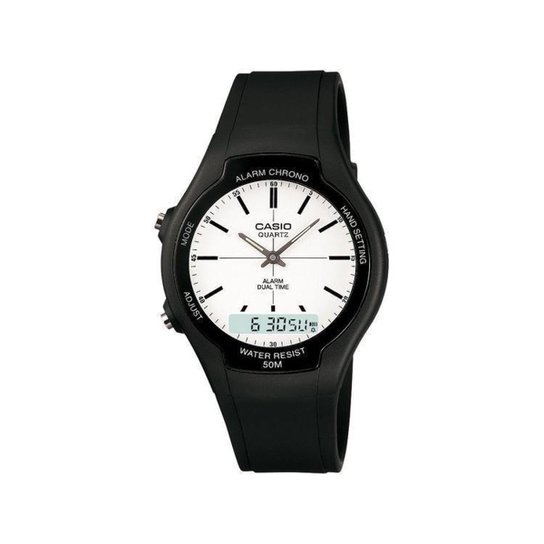 Relógio Casio Anadigi Masculino - Preto | Netshoes