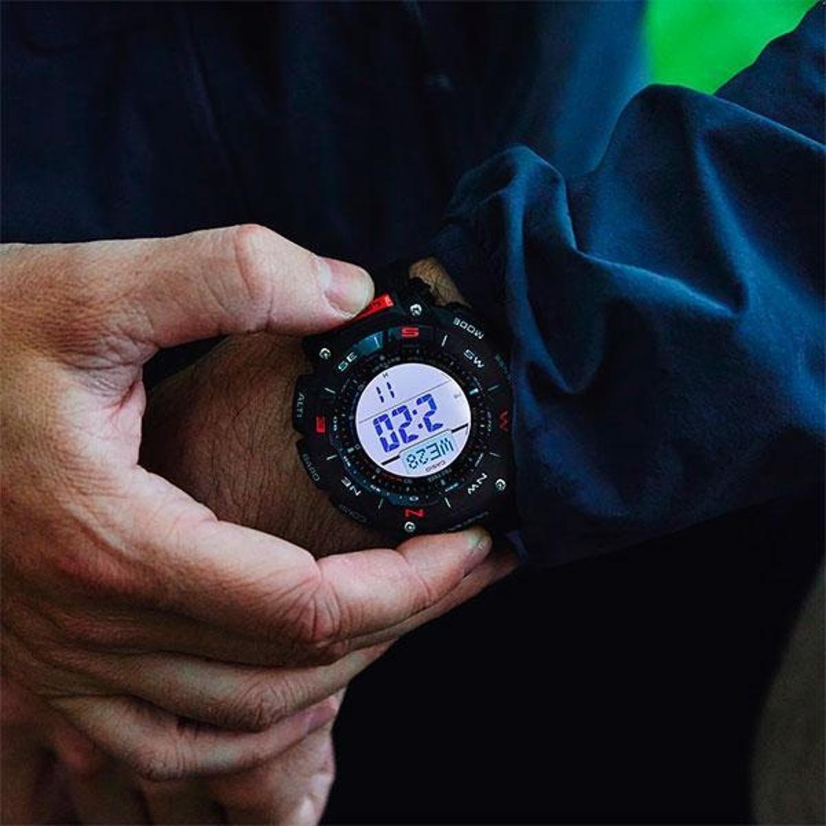 Relógio Casio ProTrek PRG-340-1DR Solar Altímetro Barômetro - Preto ...