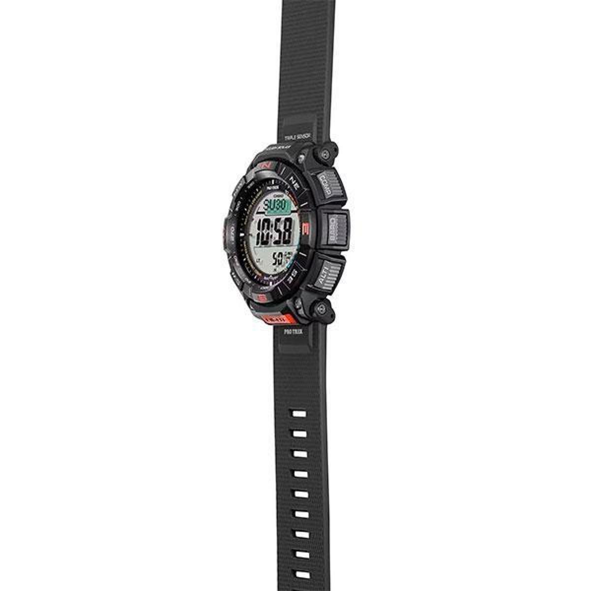 Relógio Casio ProTrek PRG-340-1DR Solar Altímetro Barômetro - Preto ...