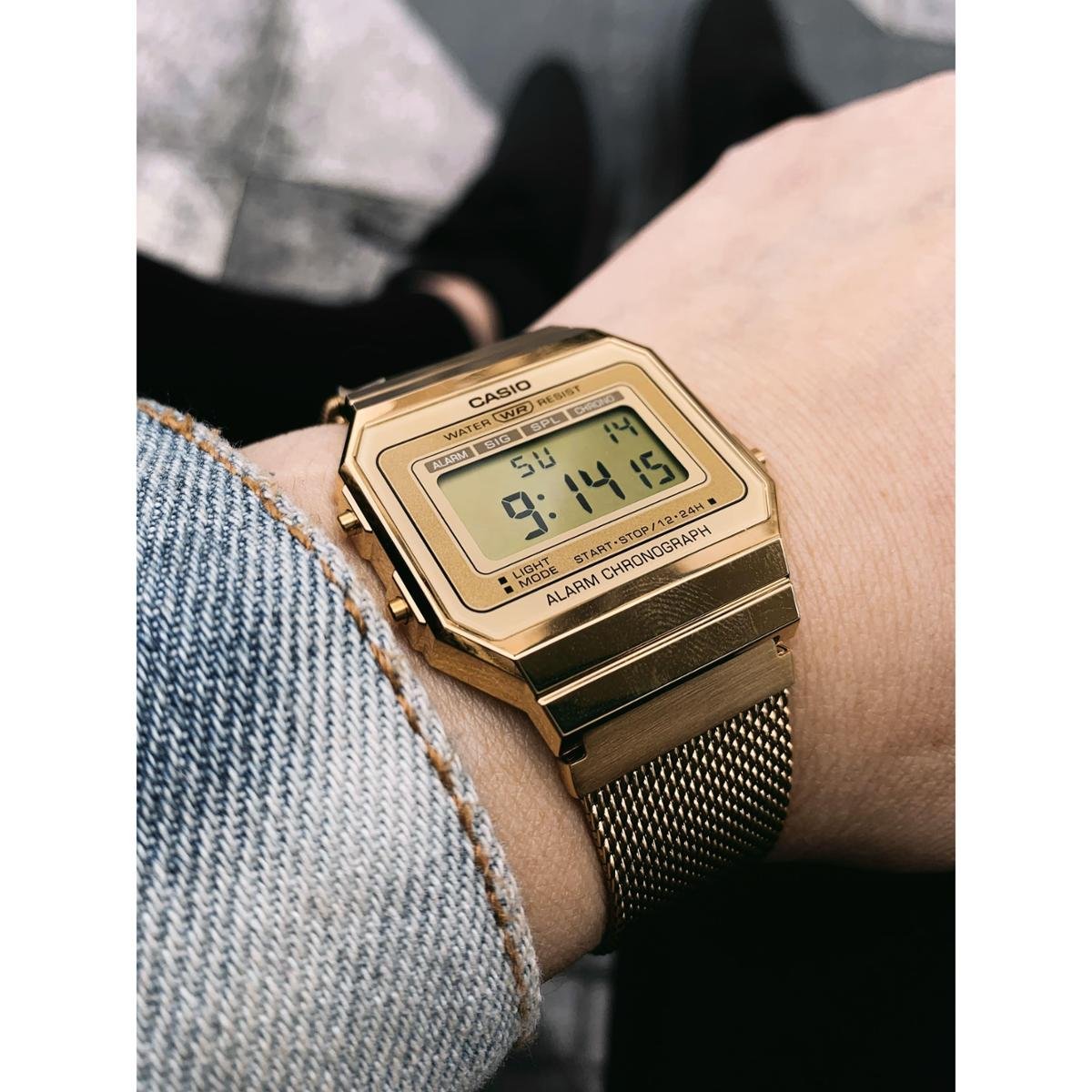 Relógio Casio Vintage Digital A700WMG-9ADF-SC Dourado - Dourado | Netshoes