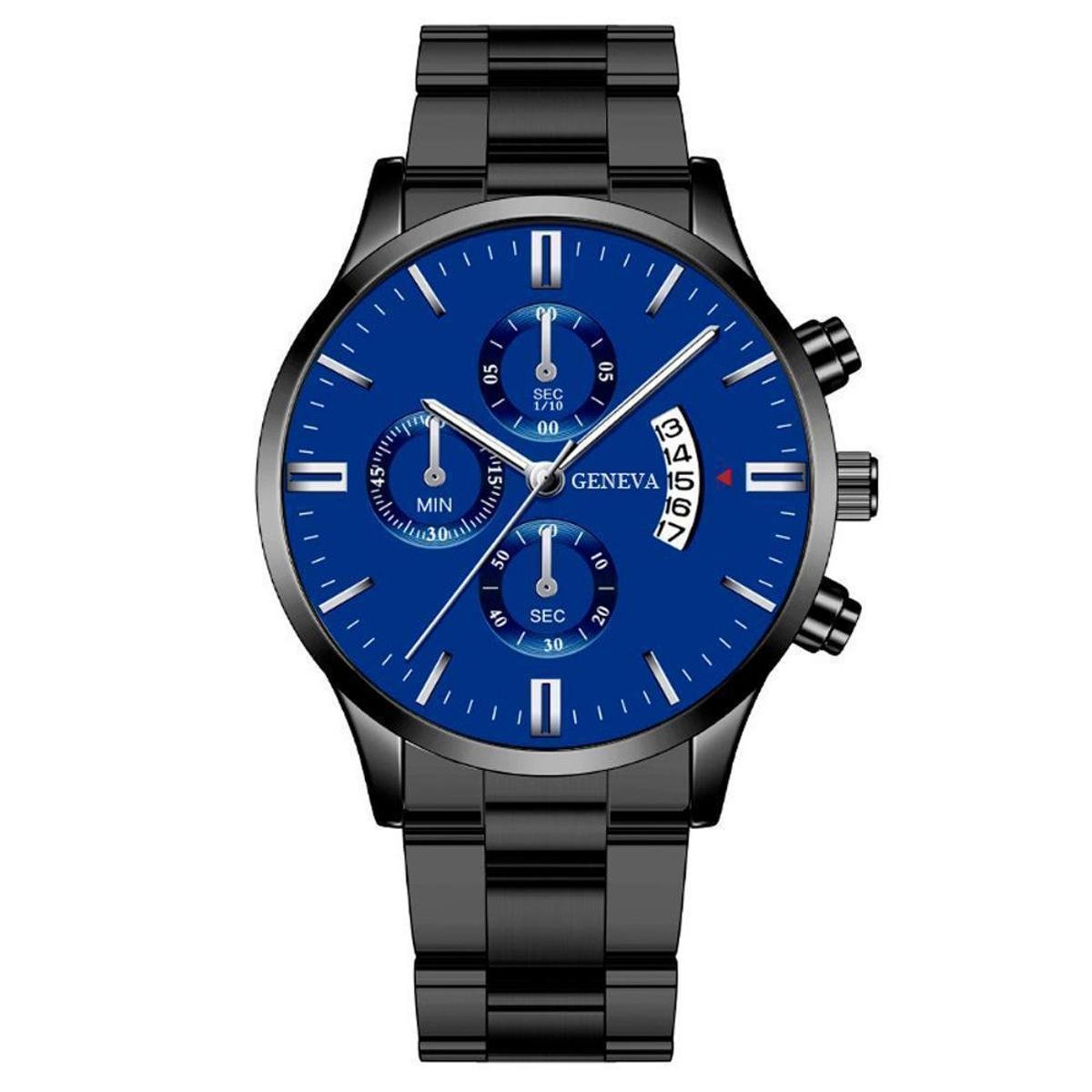 Relógio de Pulso Digital Calendario Masculino Prático - Preto | Netshoes