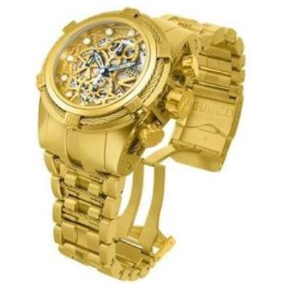 Relogio Invicta 12763 Bolt Skeleton - Dourado | Netshoes