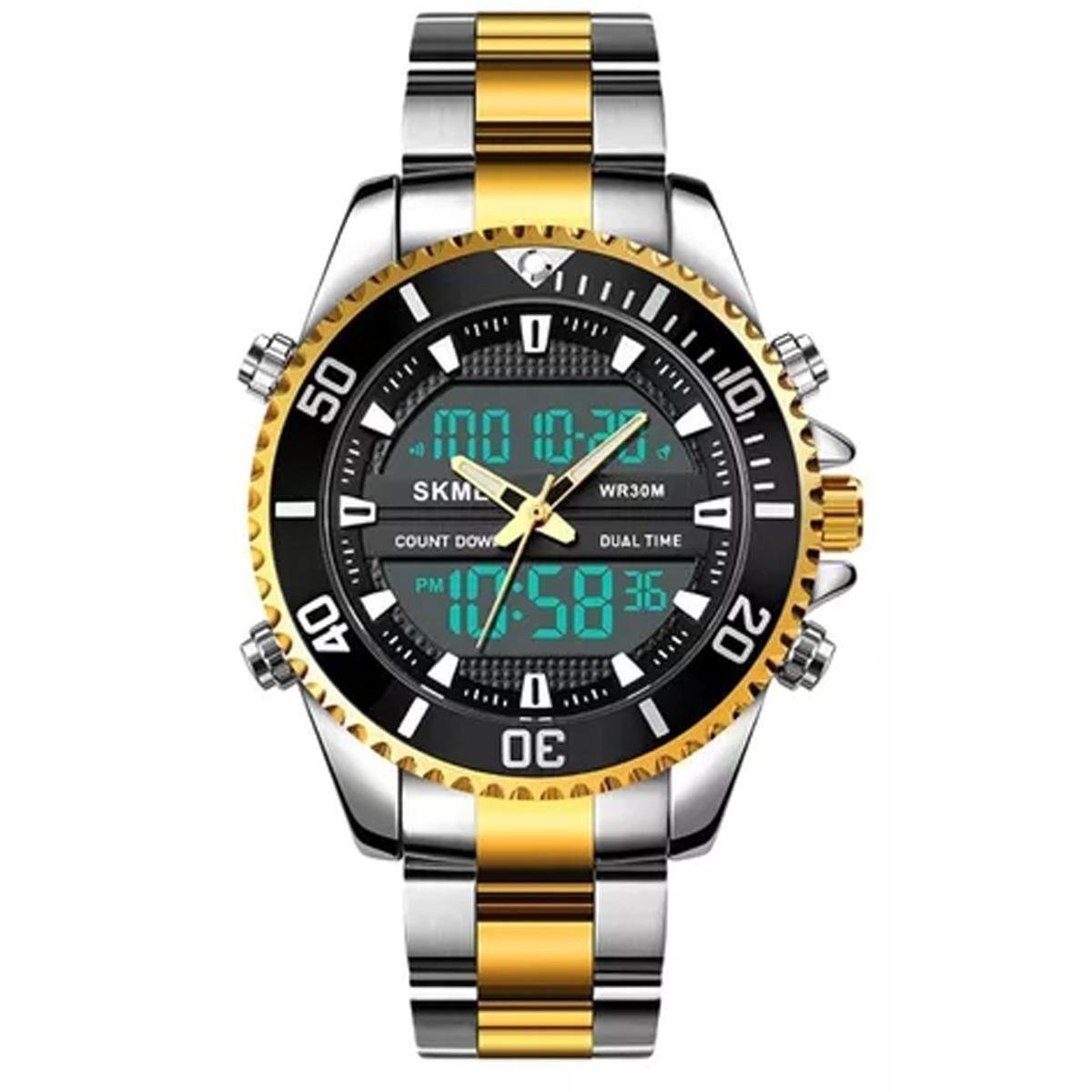 Relogios Dourado Masculino Dourado | Netshoes