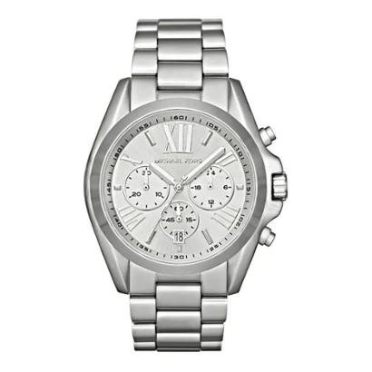 Relógio Michael Kors Mk5535 Bradshaw Feminino Aço 43mm - Cinza | Netshoes