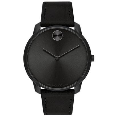 Relógio Movado Masculino Couro Preto 3600831 03 ATM - Preto | Netshoes