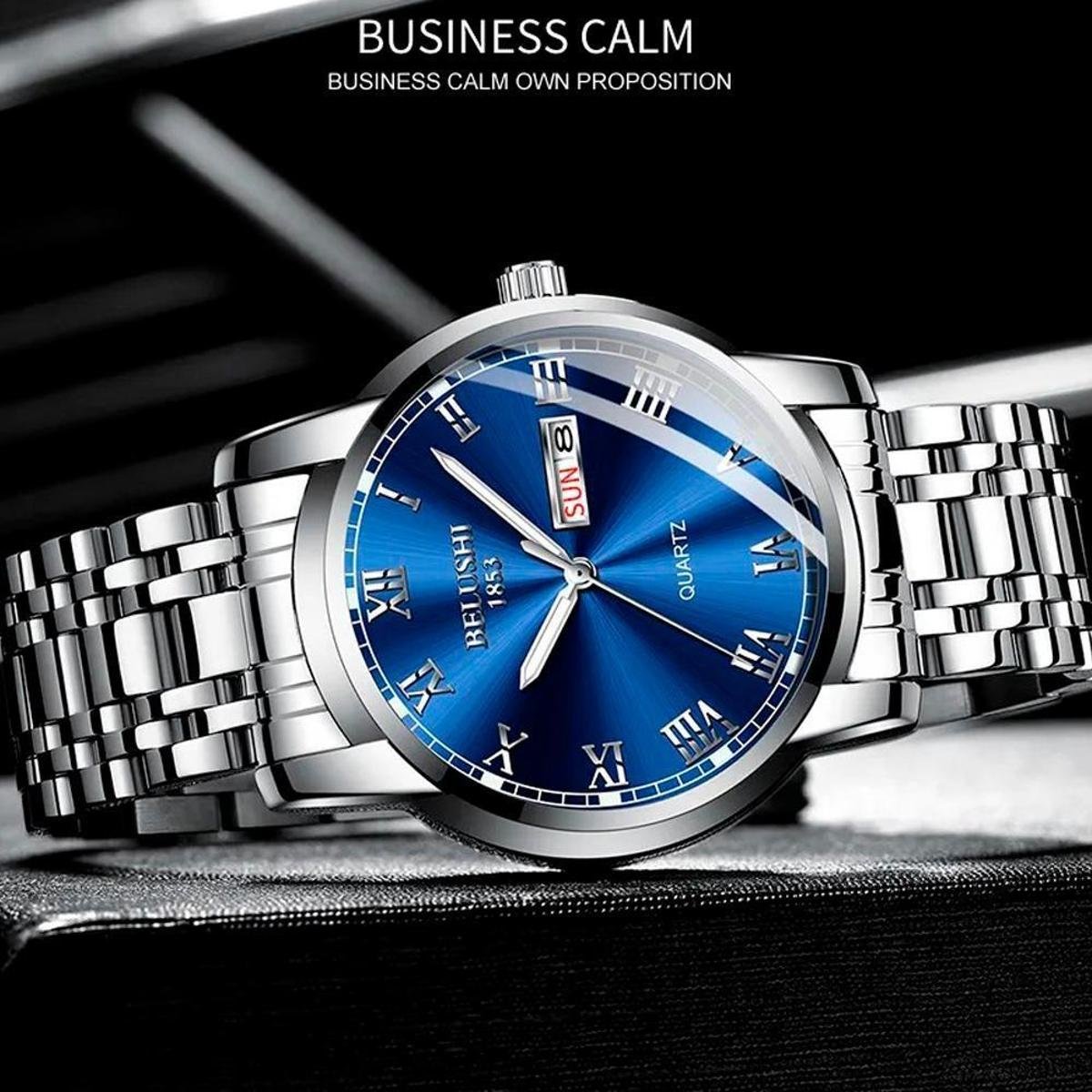 Relógio Suíço Masculino Original Premium - Preto | Netshoes