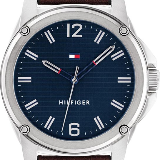 Relógio Tommy Hilfiger Masculino Couro Marrom 1710484 - Marrom | Netshoes