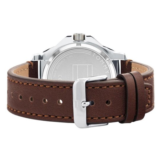 Relógio Tommy Hilfiger Masculino Couro Marrom 1710484 - Marrom | Netshoes