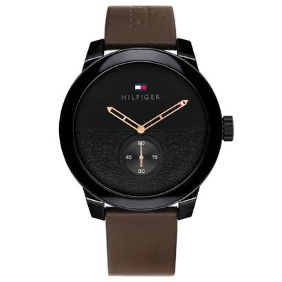 Relógio Tommy Hilfiger Masculino Couro Marrom 1791801 - Marrom | Netshoes