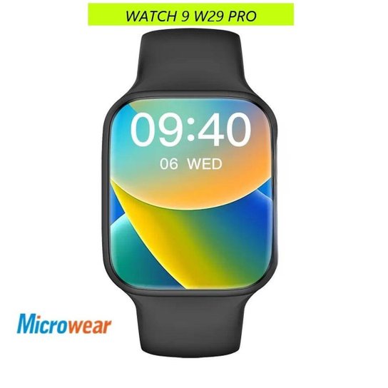 Relógio W29 Pro Microwear Smartwatch Watch 9 Pro W29 Pro Série 9 Tela 2 ...
