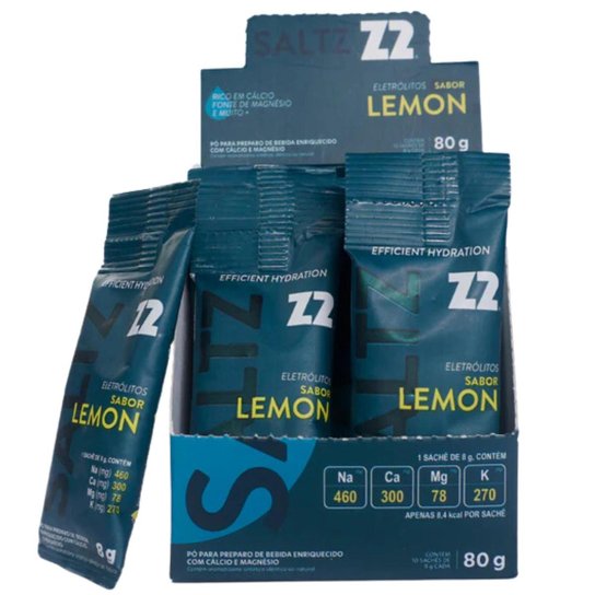 Repositor de Eletrólitos Saltz Z2 Foods Box 10 Sticks 8g Repositor Sais ...