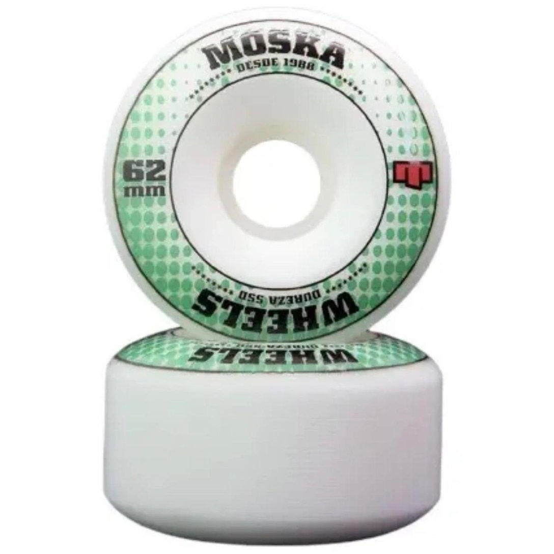 Roda Skate Moska Light Speed 62mm - Branco | Netshoes