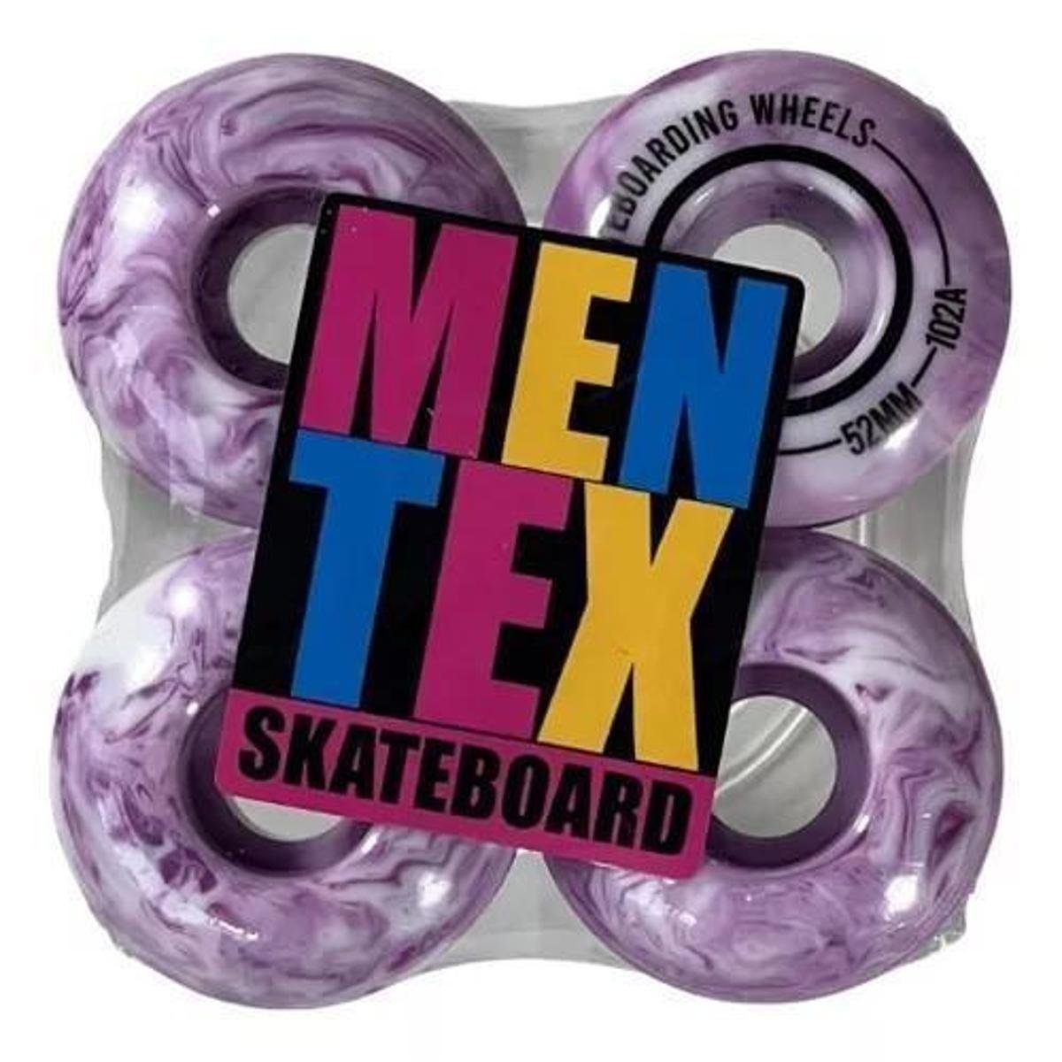 RODA SKATE PROFISSIONAL MENTEX LILAS MESCLA/52MM 102A - Lilás | Netshoes
